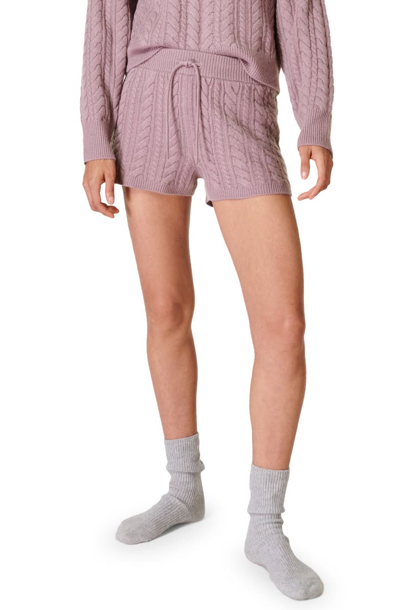 Sweaty Betty Cable Recycled Cashmere Blend Shorts | Nordstrom