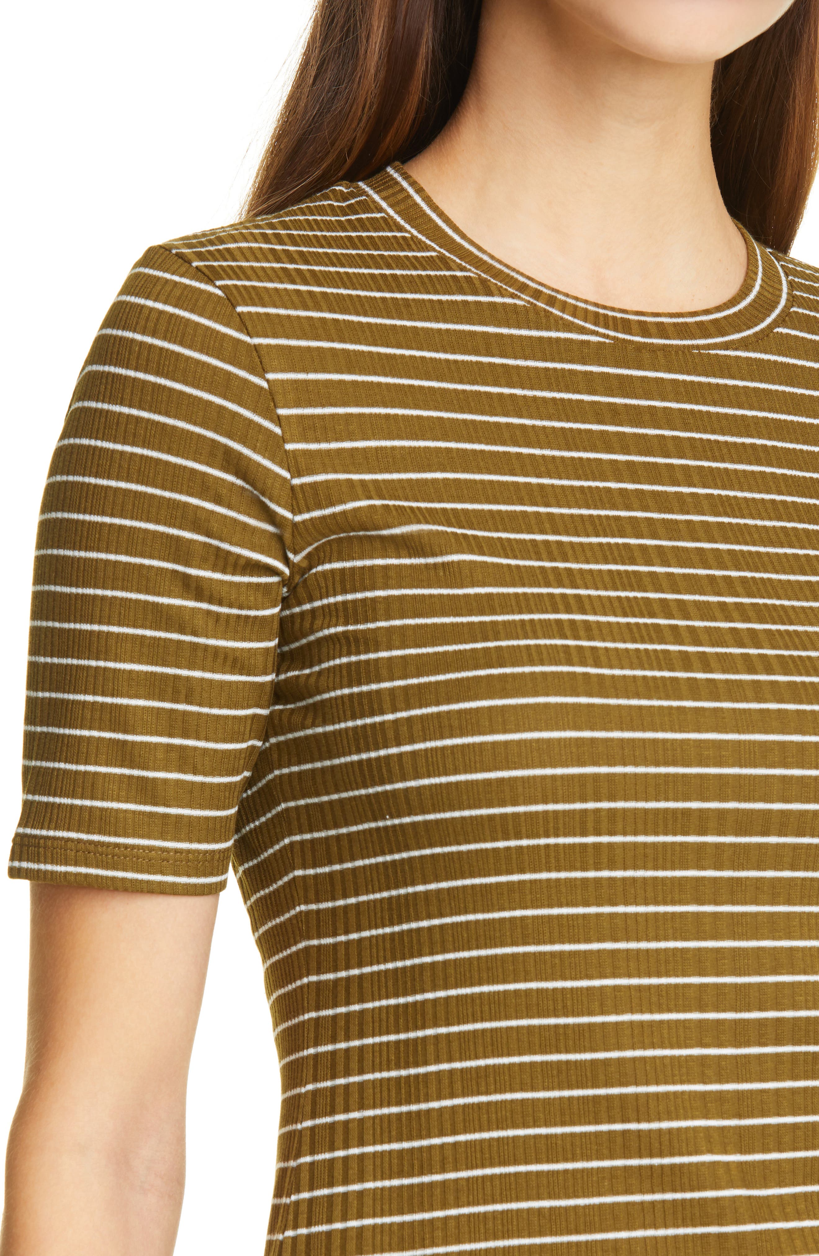 Vince Stripe Variegated Rib Top | Nordstromrack