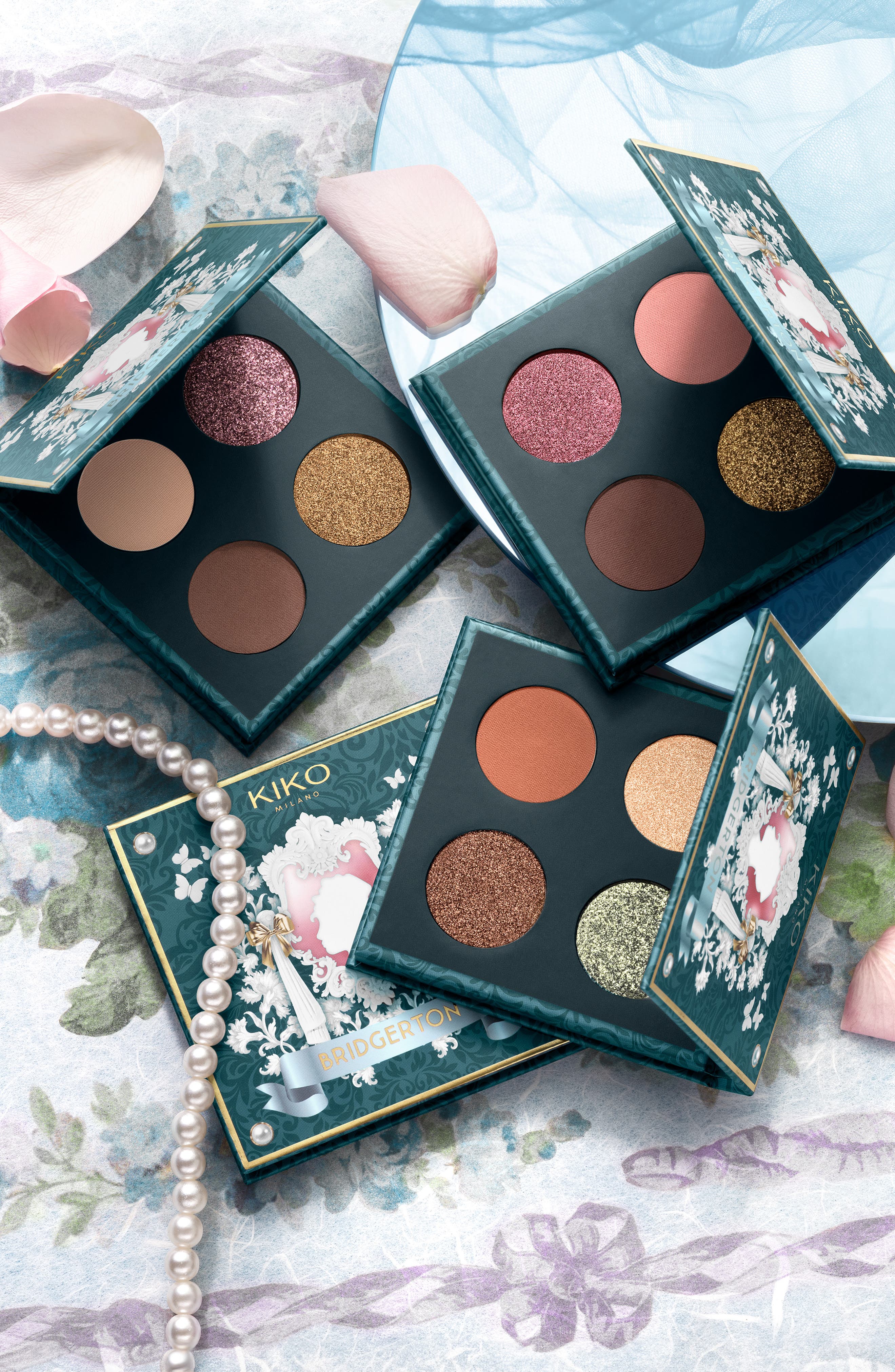 KIKO MILANO x Bridgerton Quartet Eyeshadow Palette in Regency Delight ...