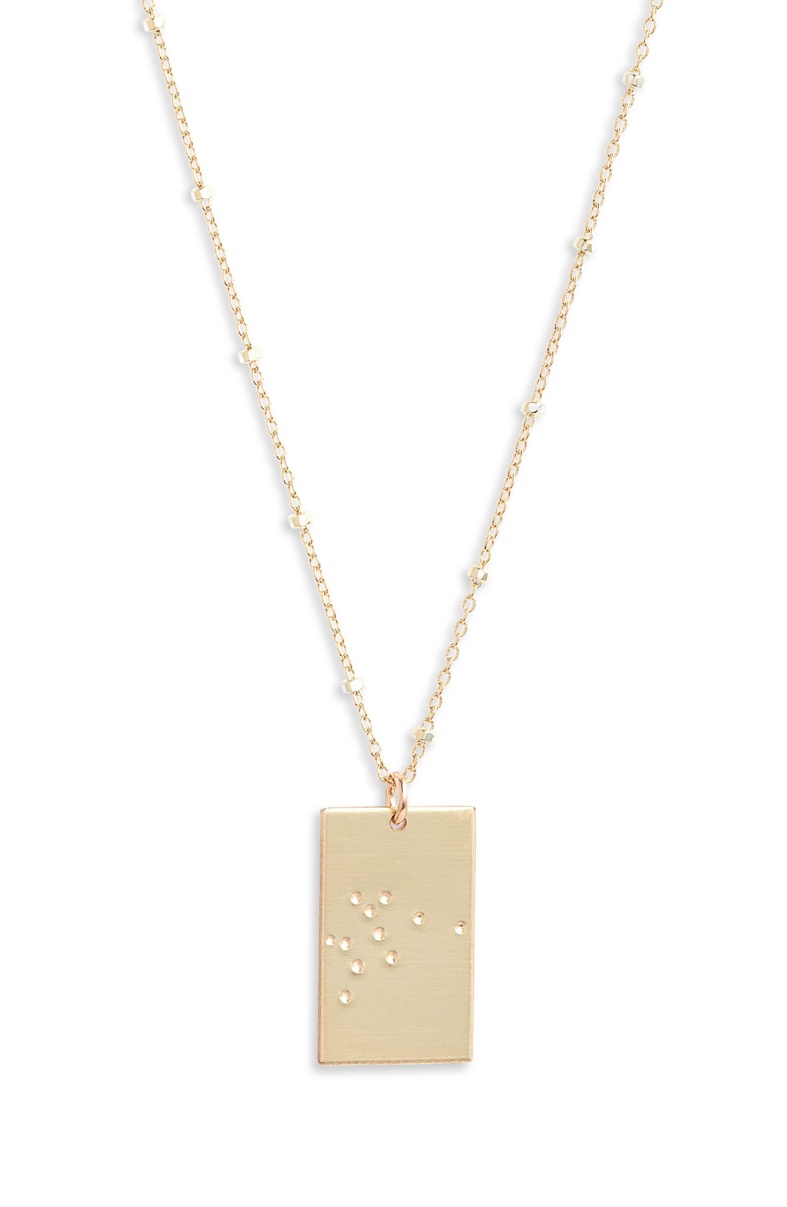 Set & Stones Zodiac Constellation Pendant Necklace | Nordstrom