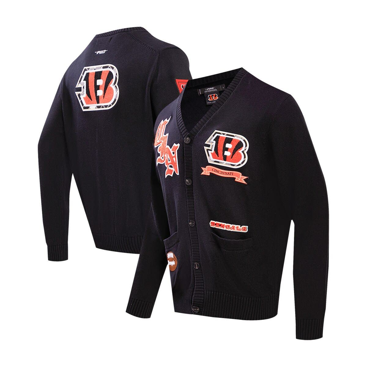 PRO STANDARD Men's Pro Standard Black Cincinnati Bengals Prep Button-Up ...