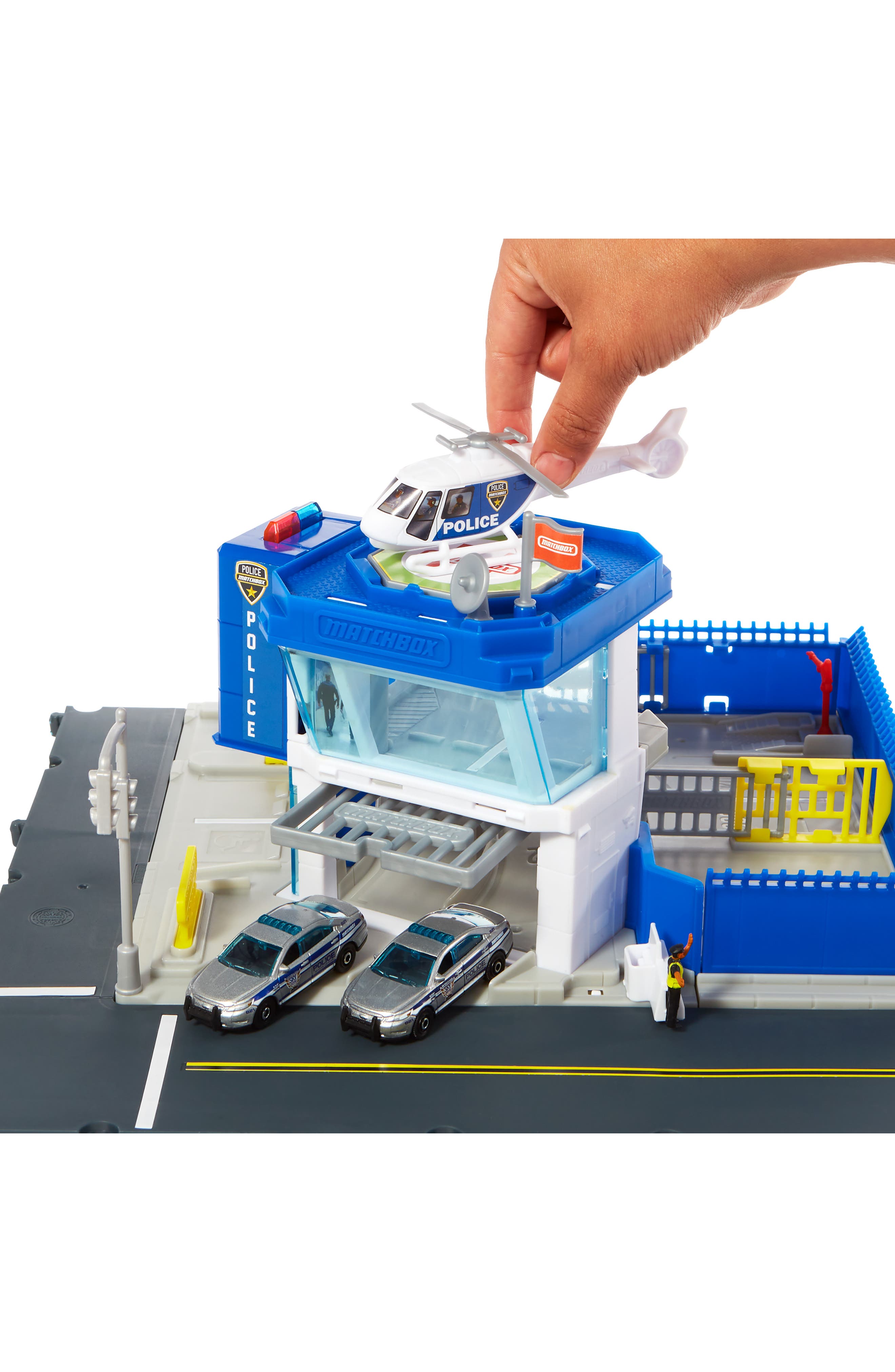 Mattel Matchbox Action Drivers Matchbox Police Station Dispatch Playset ...