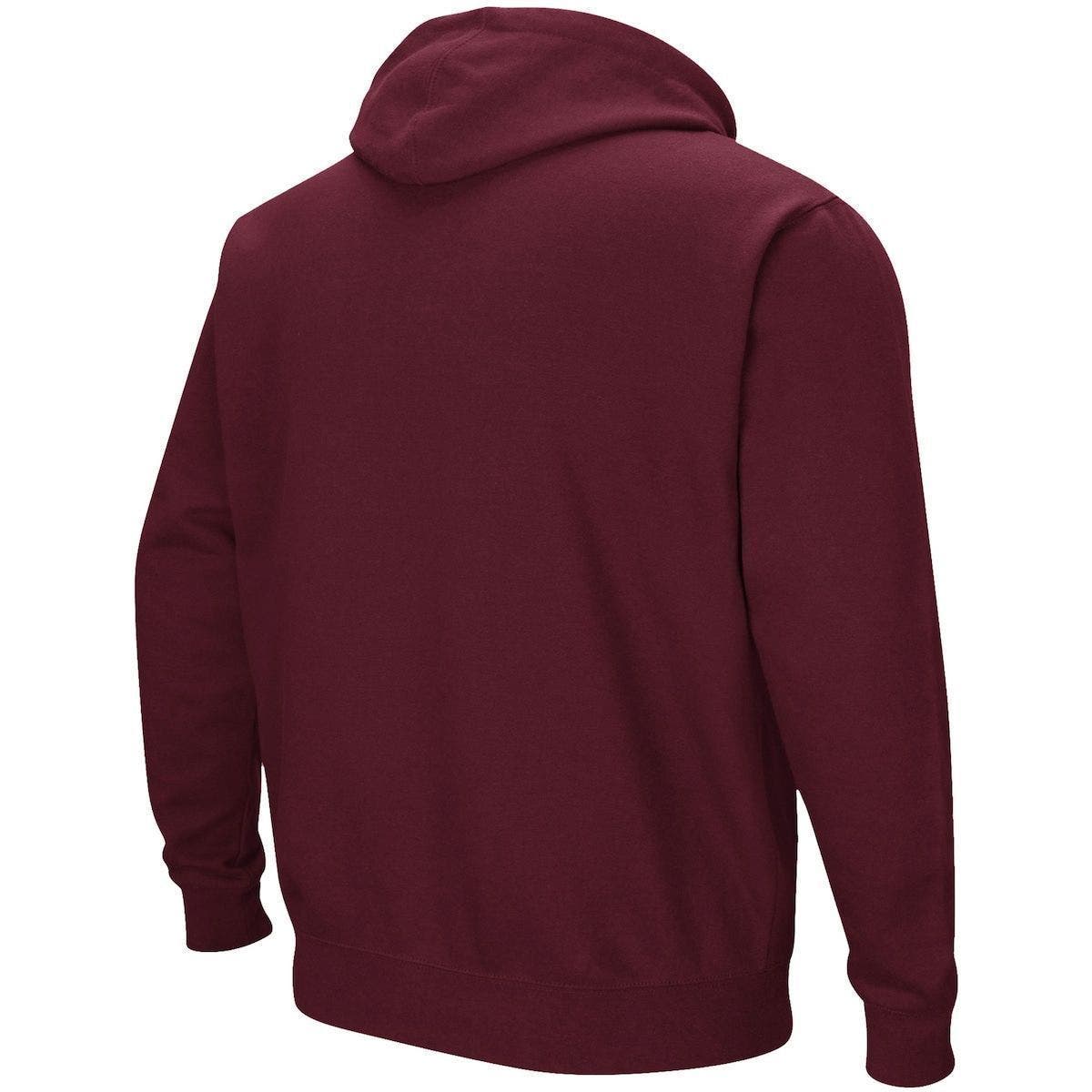 COLOSSEUM Men's Colosseum Maroon UChicago Maroons Isle Pullover Hoodie ...