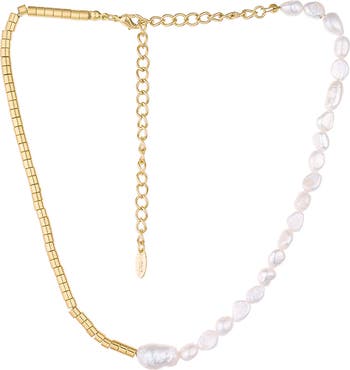 Ettika Freshwater Pearl Necklace | Nordstrom