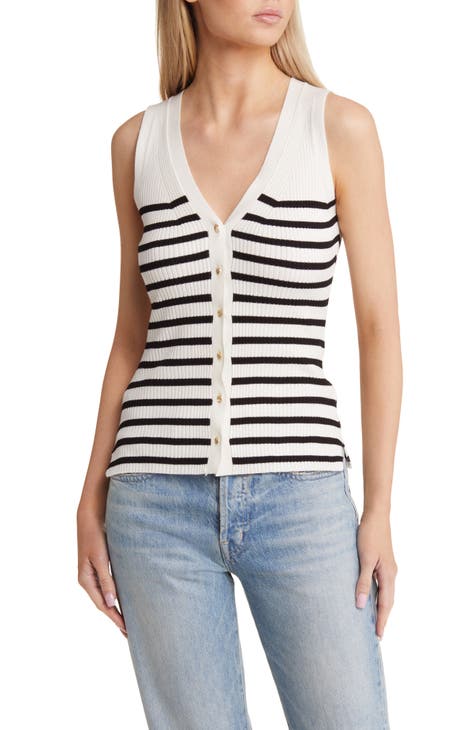 Button-Up Sweater Tank