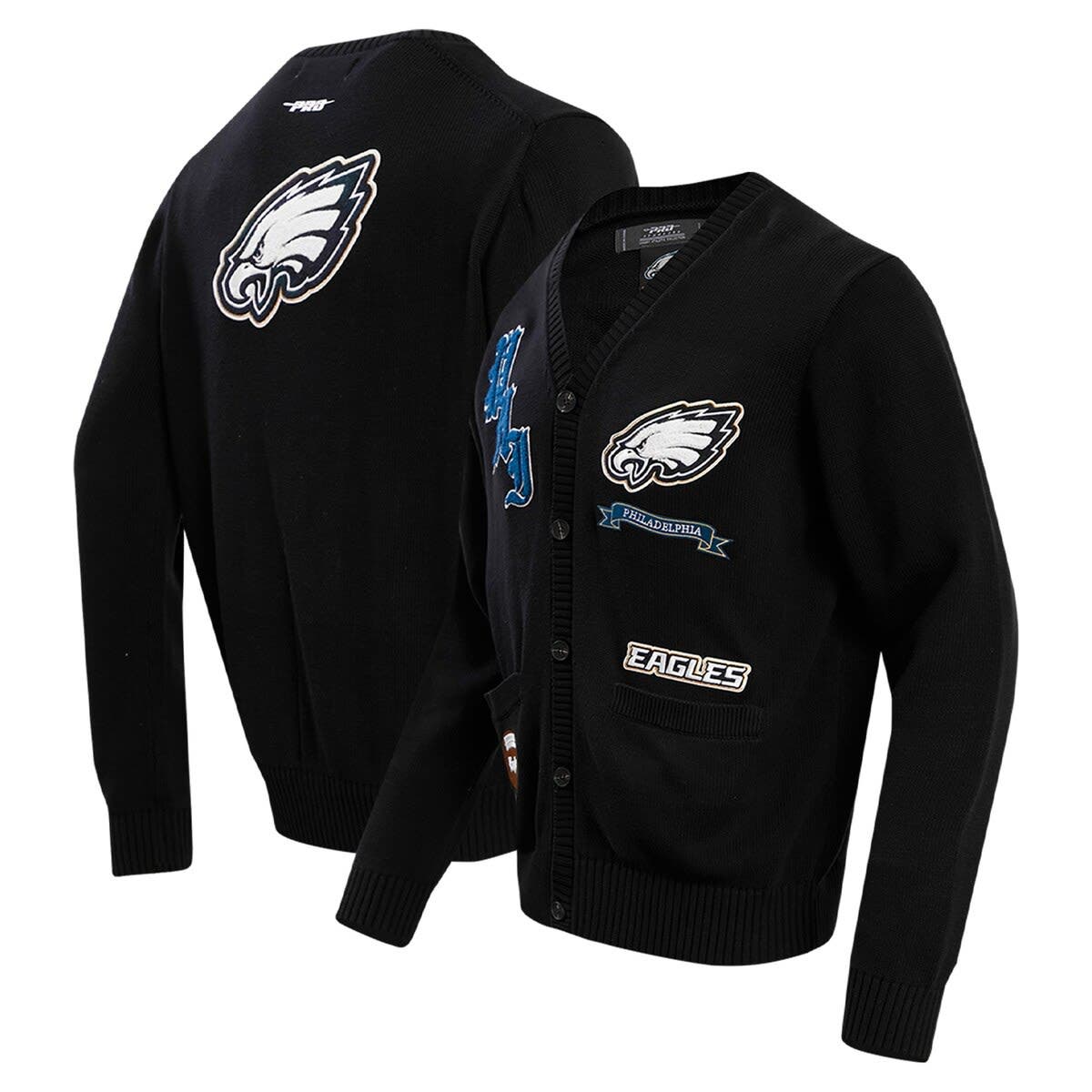 PRO STANDARD Men's Pro Standard Black Philadelphia Eagles Prep Button ...