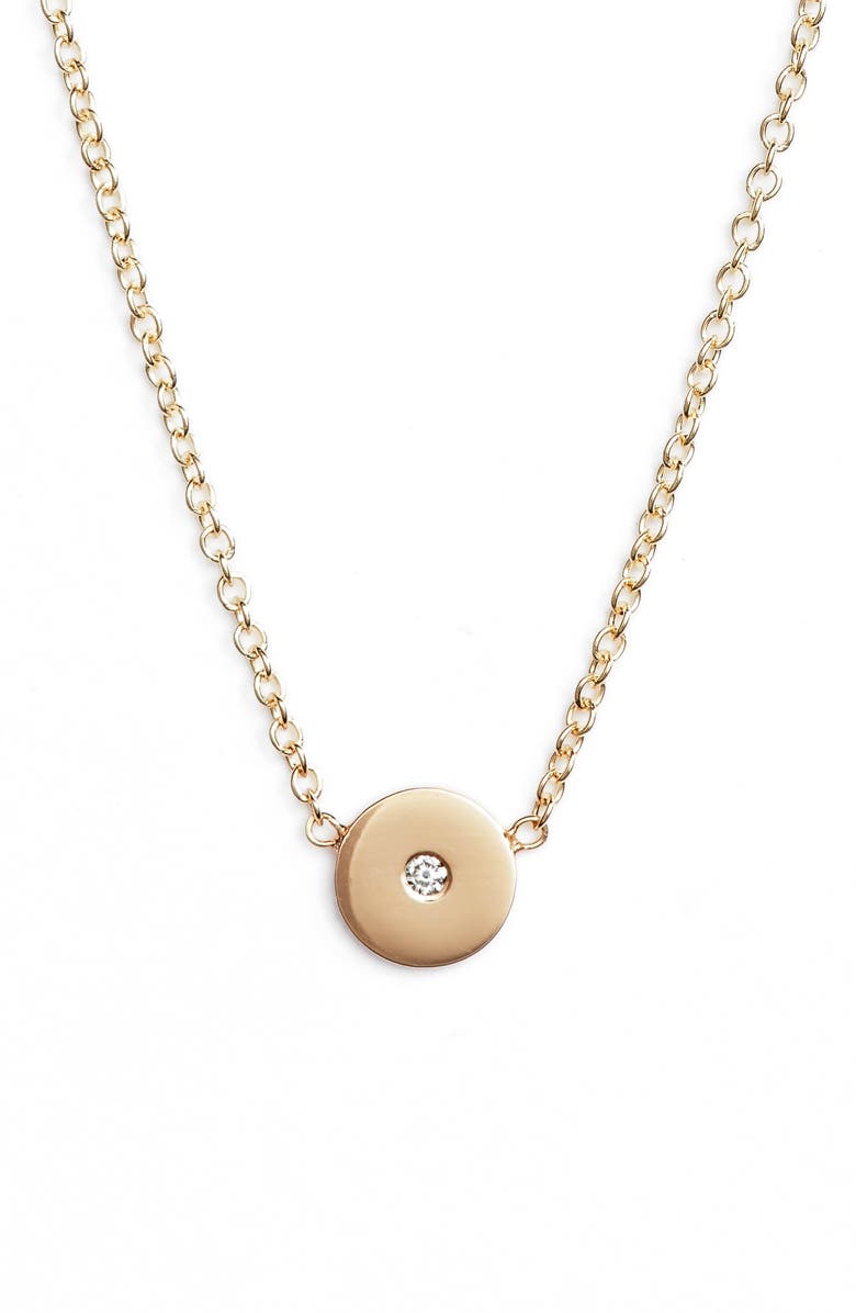 Zoë Chicco Medium Diamond Disc Pendant | Nordstrom Zoë Chicco Medium Diamond Disc Pendant | Nordstrom