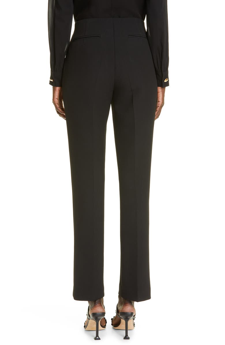 ST. JOHN Michelle Stretch Crepe Slim Leg Pants | Nordstrom