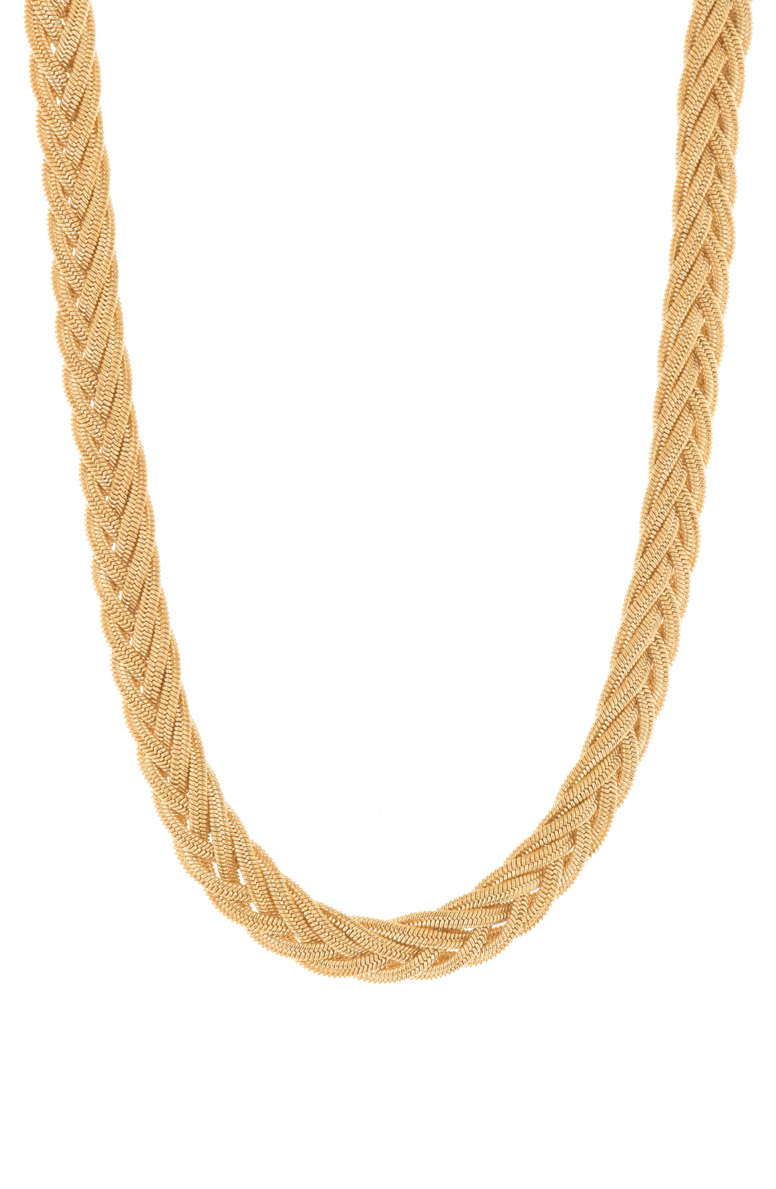 Tasha Braided Snake Chain Necklace | Nordstromrack