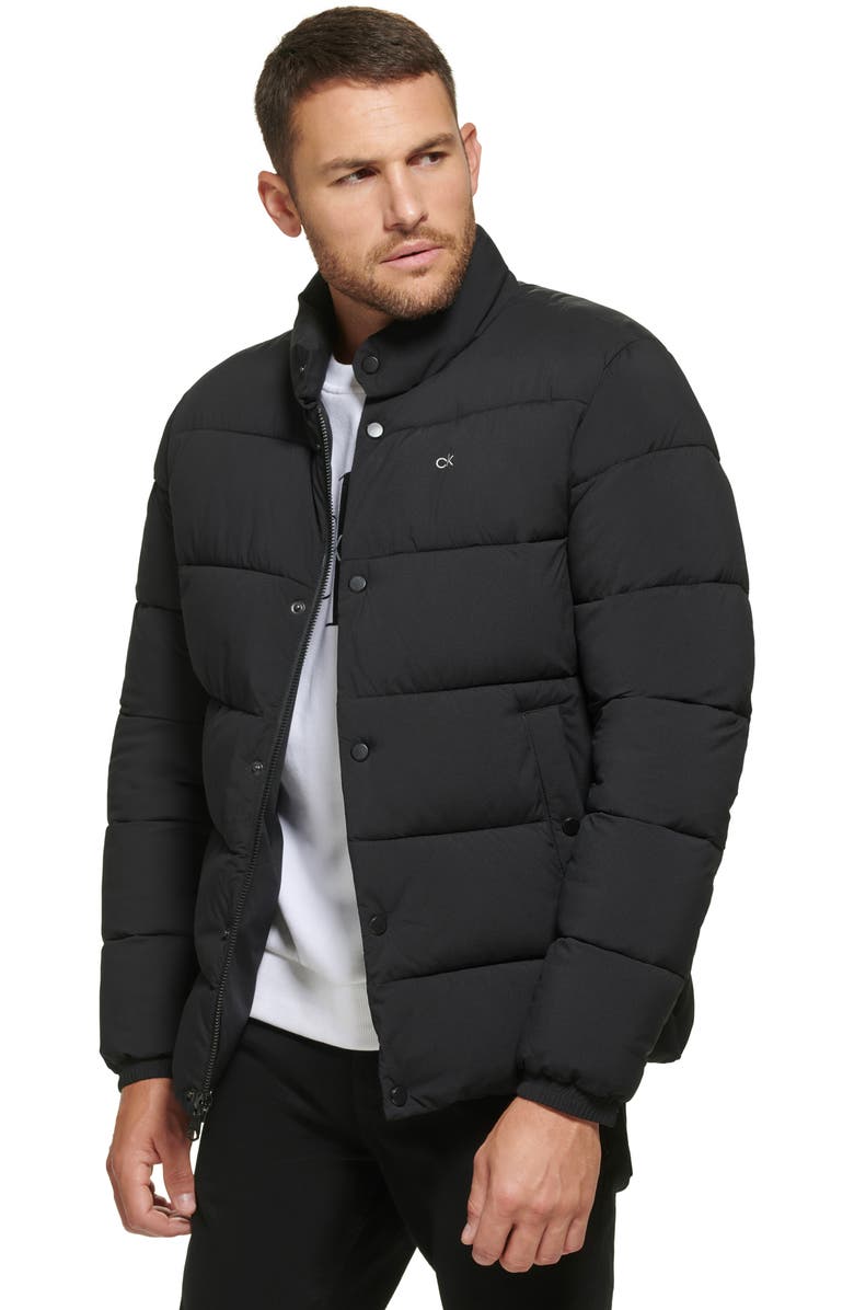 Calvin Klein Snap Front Puffer Jacket | Nordstromrack