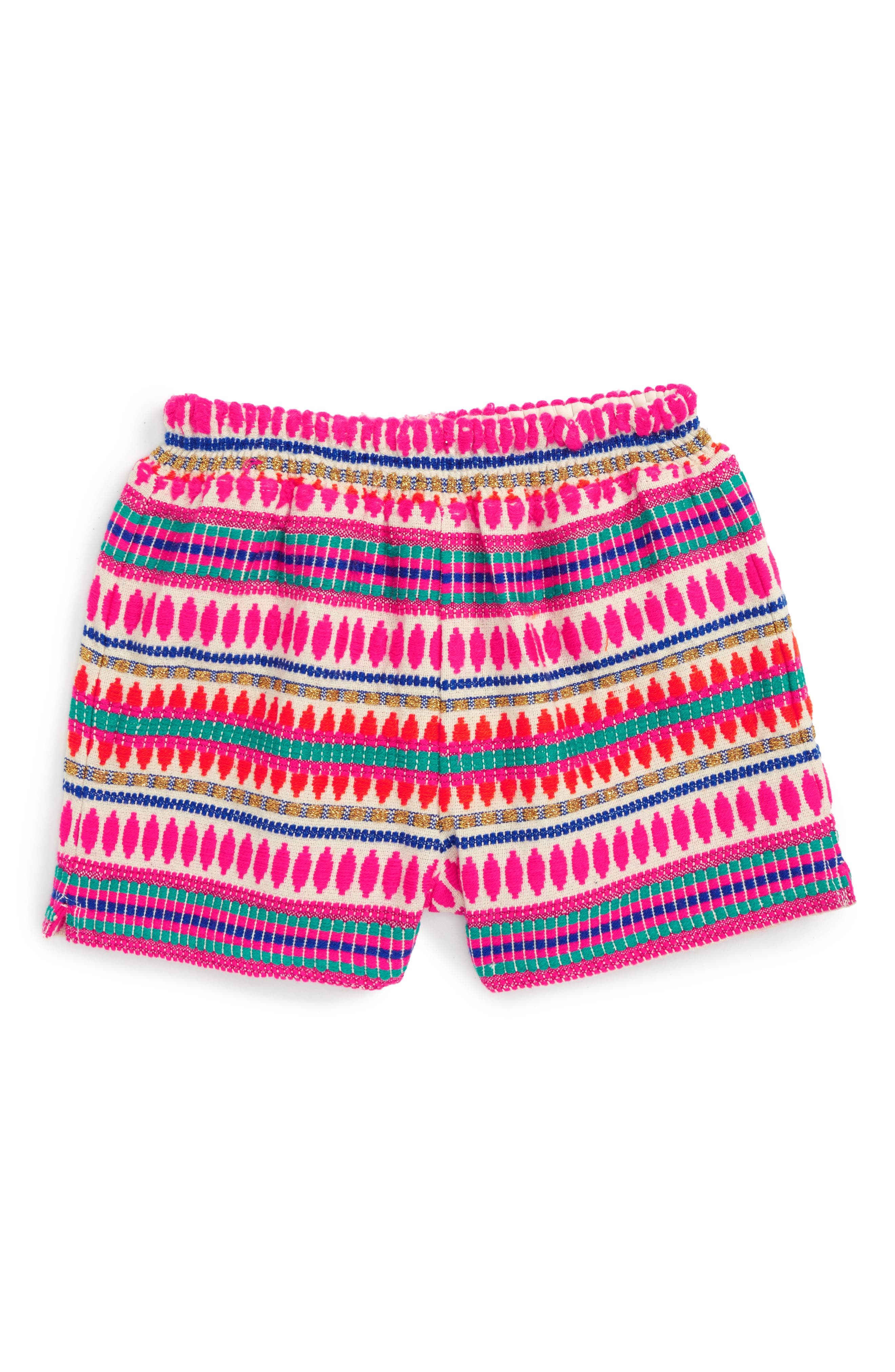 Peek Mexico Embroidered Shorts (Toddler Girls, Little Girls & Big Girls ...