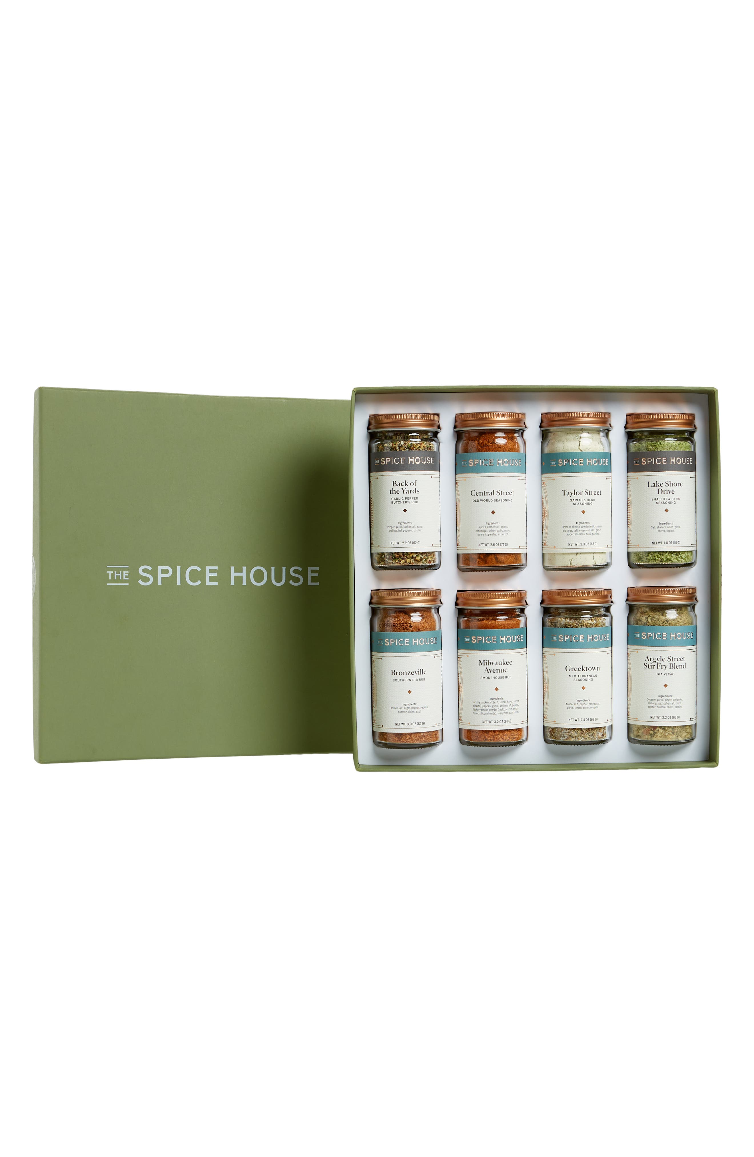 THE SPICE HOUSE Chicago Heritage Deluxe 8-Piece Spice Collection ...