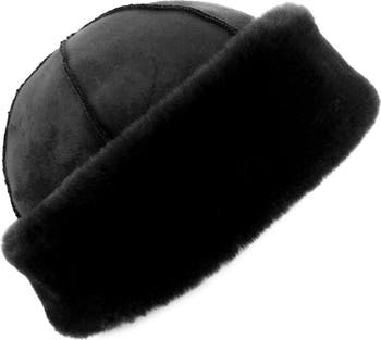 SURELL Faux Shearling Cuffed Hat | Nordstromrack