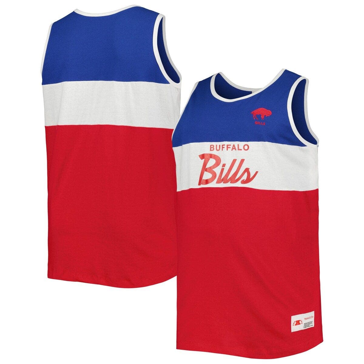 Mitchell & Ness Men's Mitchell & Ness Royal/Red Buffalo Bills Split ...
