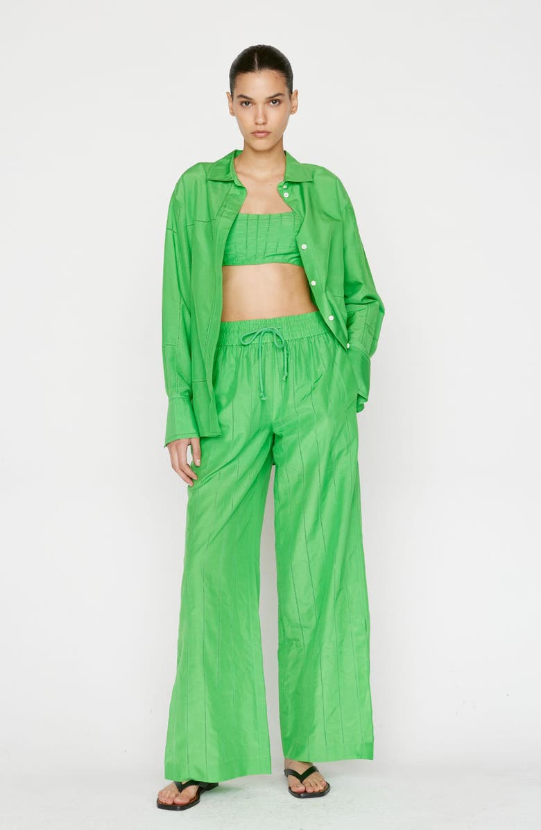 FRAME Cotton & Silk Drawstring Lounge Pants | Nordstromrack