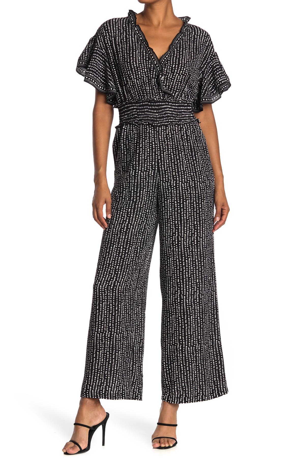 Max Studio | Ruffle Smocked Waist Jumpsuit | Nordstrom Rack