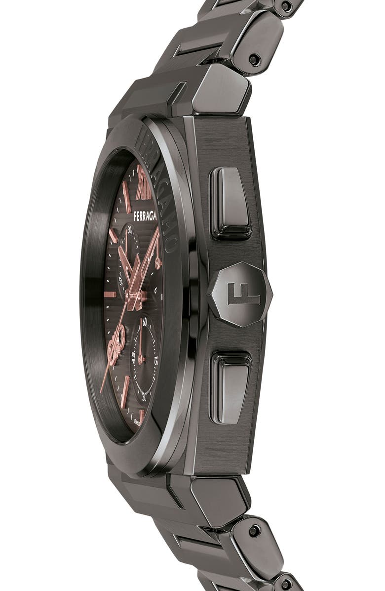 FERRAGAMO Vega Chronograph Bracelet Watch, 42mm | Nordstrom