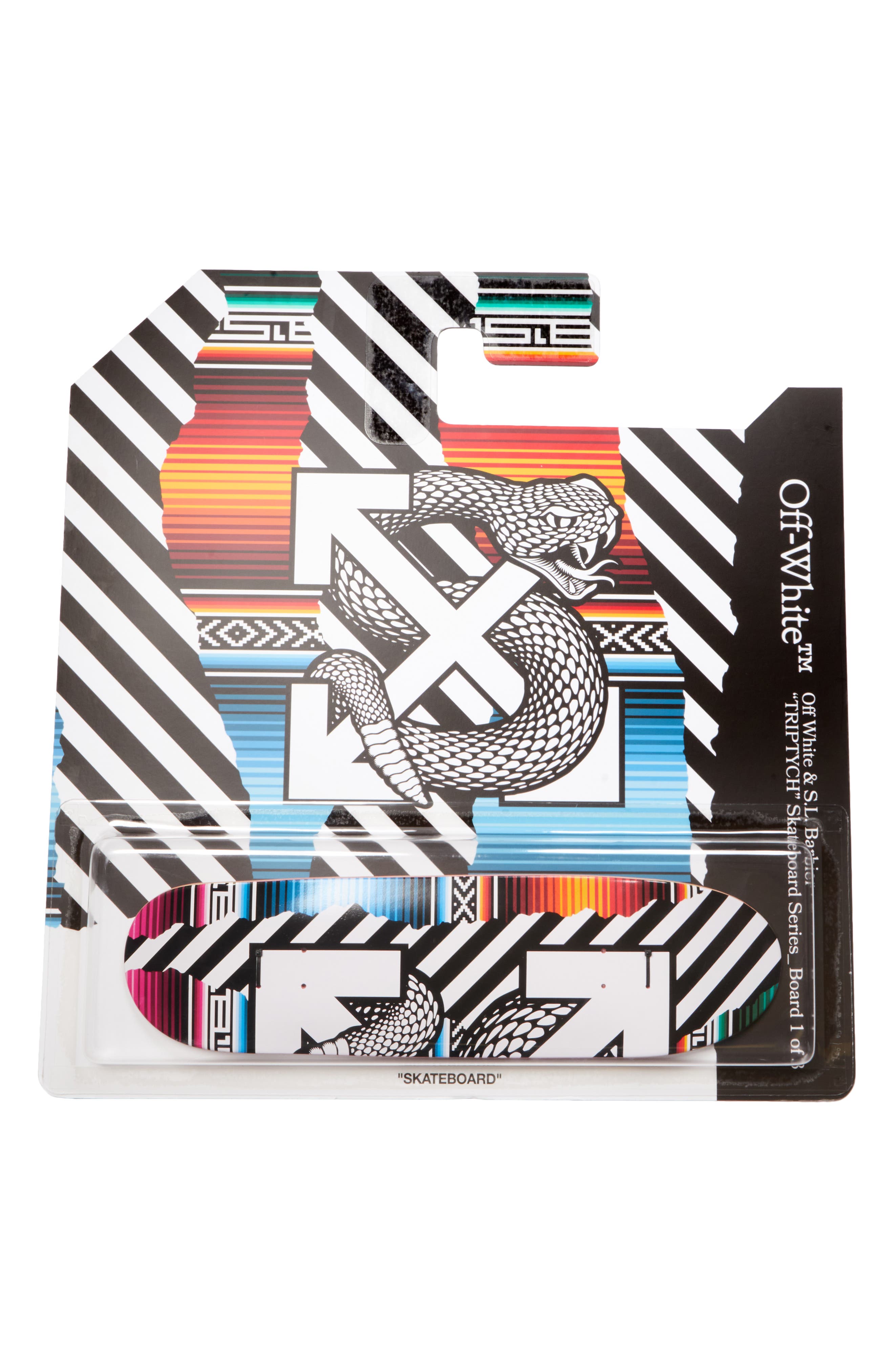 OFF WHITE & S.L.BARBIER x Sal Barbier Skateboard Deck | Nordstrom