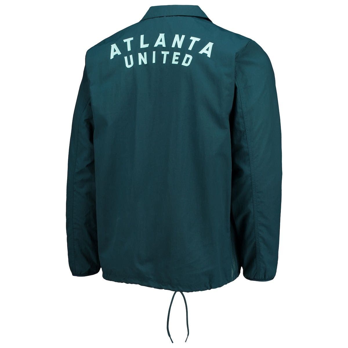 adidas Men's adidas Green Atlanta United FC Anthem Full-Snap Jacket ...