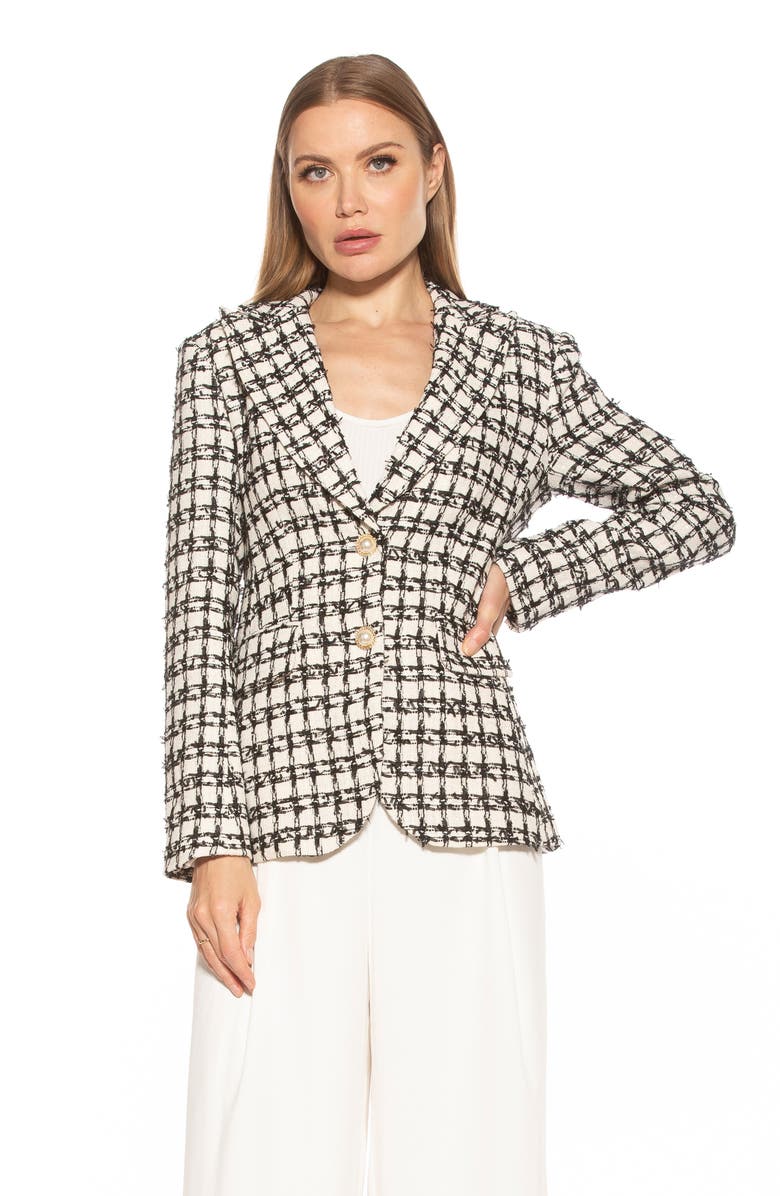 Alexia Admor Raya Classic Tweed Two-Button Blazer | Nordstromrack