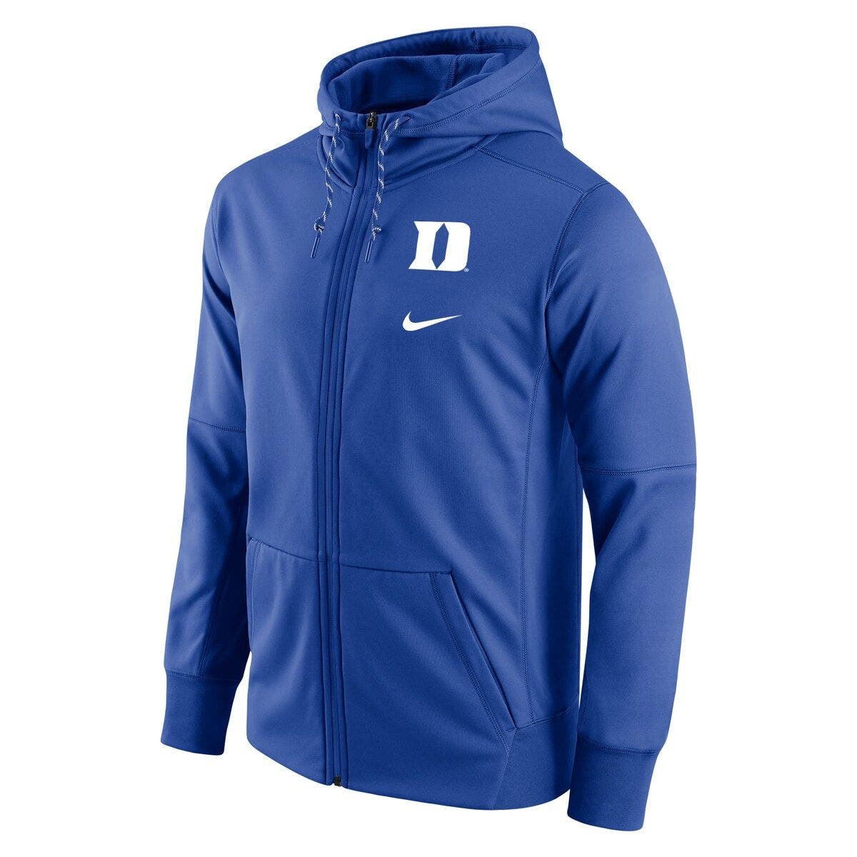Nike Men's Nike Royal Duke Blue Devils Logo Stack Performance Full-Zip ...