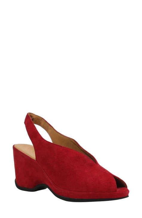 Women's Red Wedge Sandals | Nordstrom