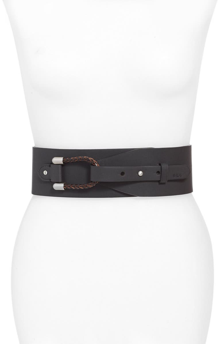 Lauren Ralph Lauren Braided Loop Wide Belt | Nordstrom Lauren Ralph Lauren Braided Loop Wide Belt | Nordstrom