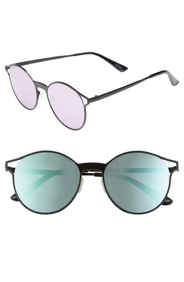 Quay Australia Here We Are 53mm Round Sunglasses Nordstrom