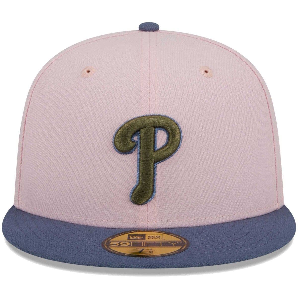 New Era Men's New Era Pink/Blue Philadelphia Phillies Olive Undervisor ...