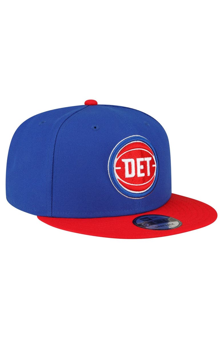New Era Men's New Era Royal/Red Detroit Pistons Official Team Color ...