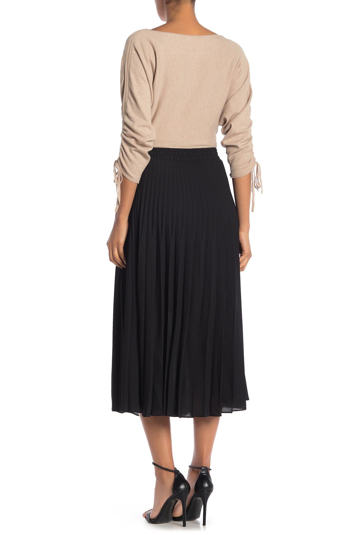 MAX STUDIO Pleated Midi Skirt | Nordstromrack