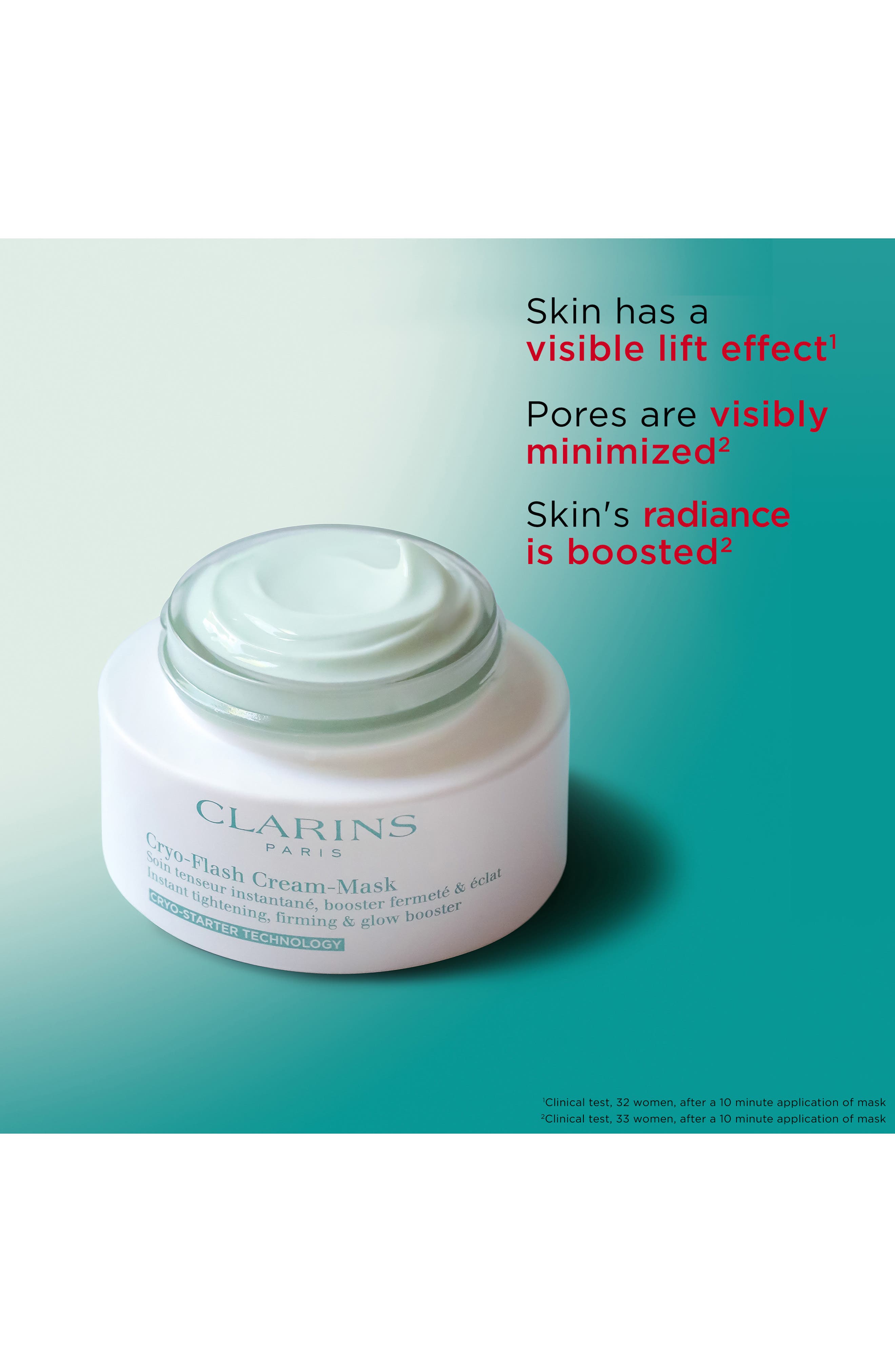 Clarins Cryo-Flash Instant Lift Effect & Glow Boosting Face Mask | Nordstrom