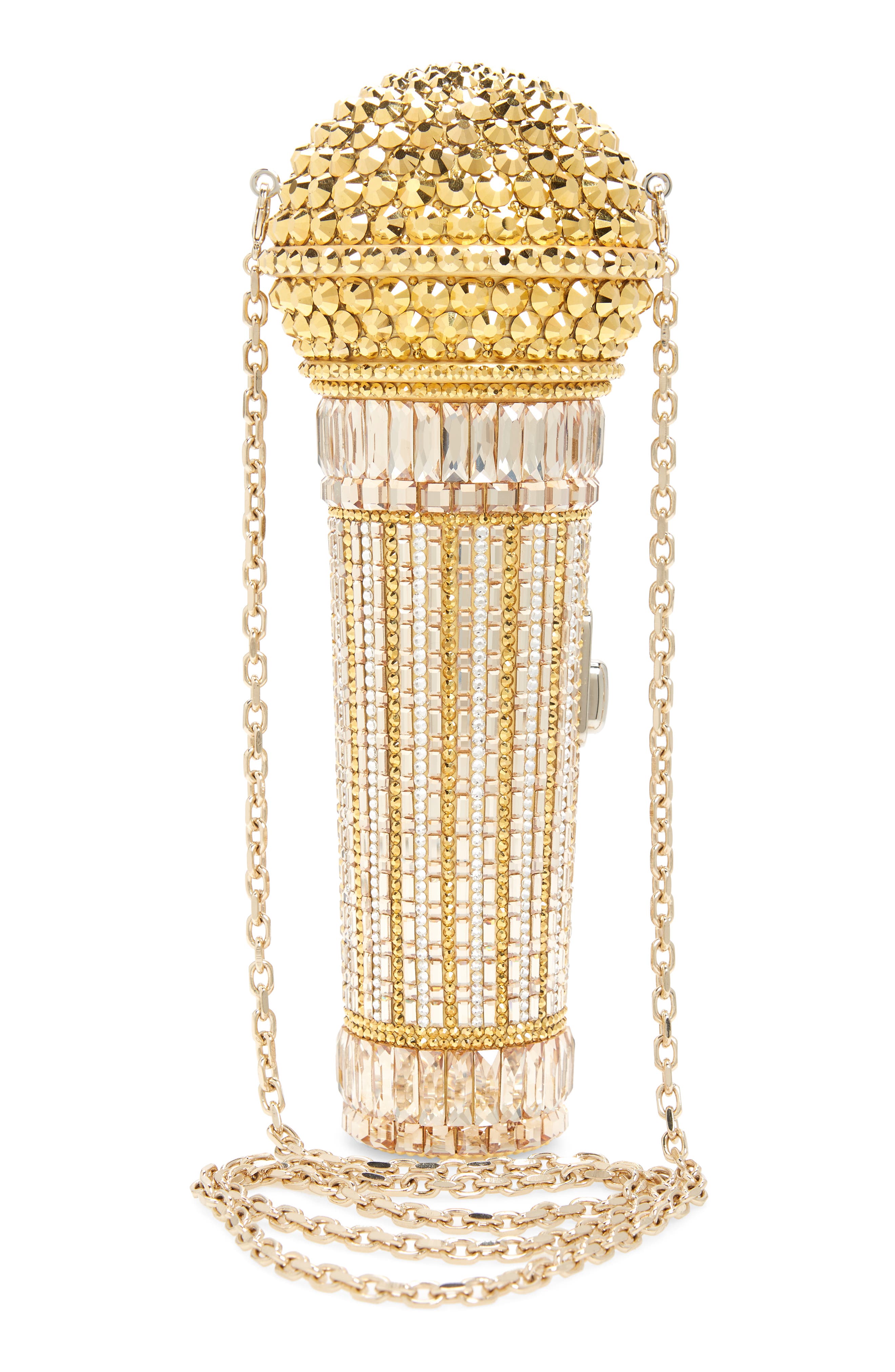 JUDITH LEIBER COUTURE Microphone Diva Crystal Minaudiére | Nordstrom