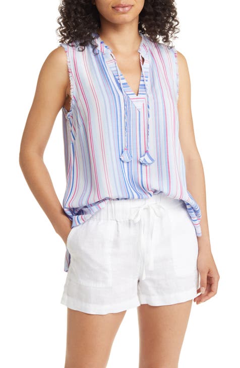 Seaside Escape Stripe Sleeveless Top
