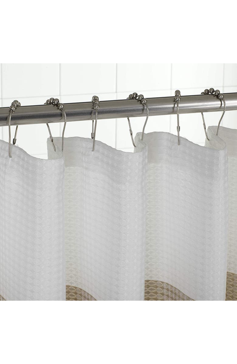 DAINTY HOME Shades Ombré Waffle Texture Shower Curtain | Nordstromrack