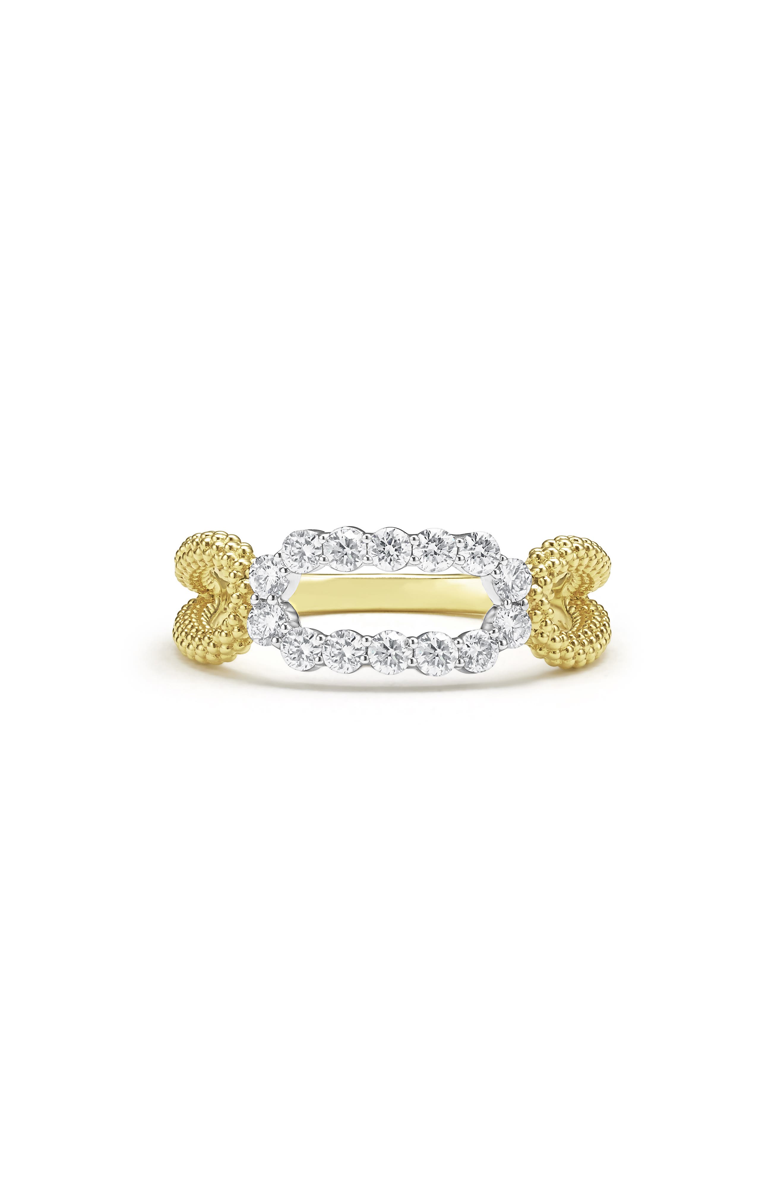 LAGOS Signature Caviar Superfine Oval Diamond Ring | Nordstrom