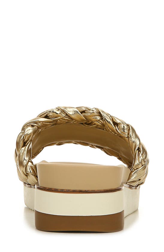 Sam Edelman Women's Ainslie Platform Slide Sandals In Gold | ModeSens