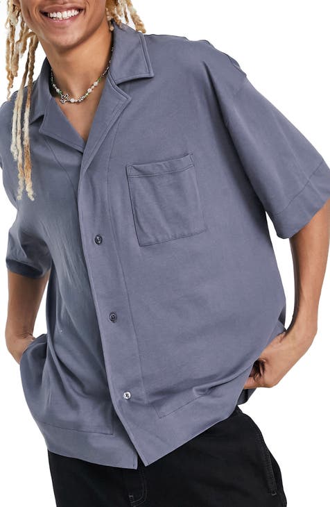 Men's Jersey Knit Button Up Shirts | Nordstrom