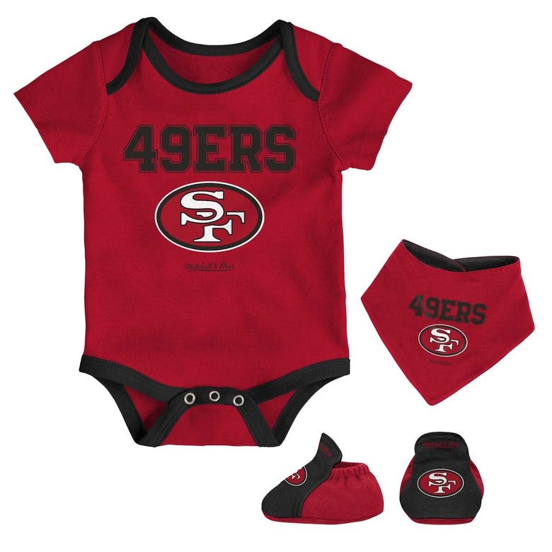 Mitchell & Ness Babies' Newborn & Infant Scarlet/black San Francisco ...
