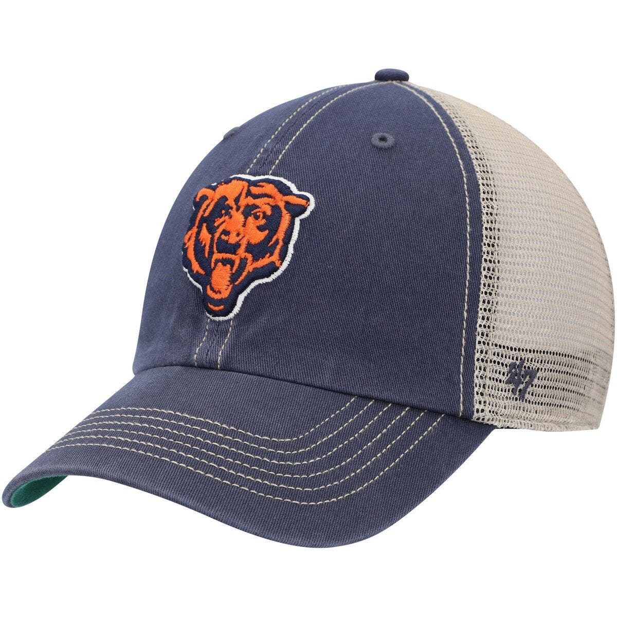 '47 Men's '47 Navy/Natural Chicago Bears Trawler Trucker Clean Up ...