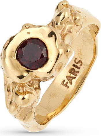 FARIS Spell Garnet Ring | Nordstrom