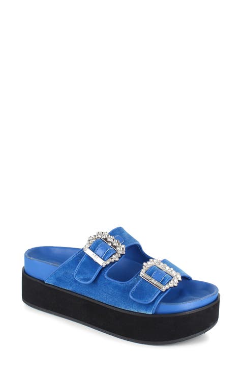 Women's Blue/Green Platform Sandals | Nordstrom