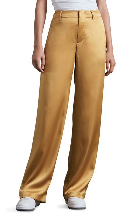Women's Satin Wide-Leg Pants | Nordstrom