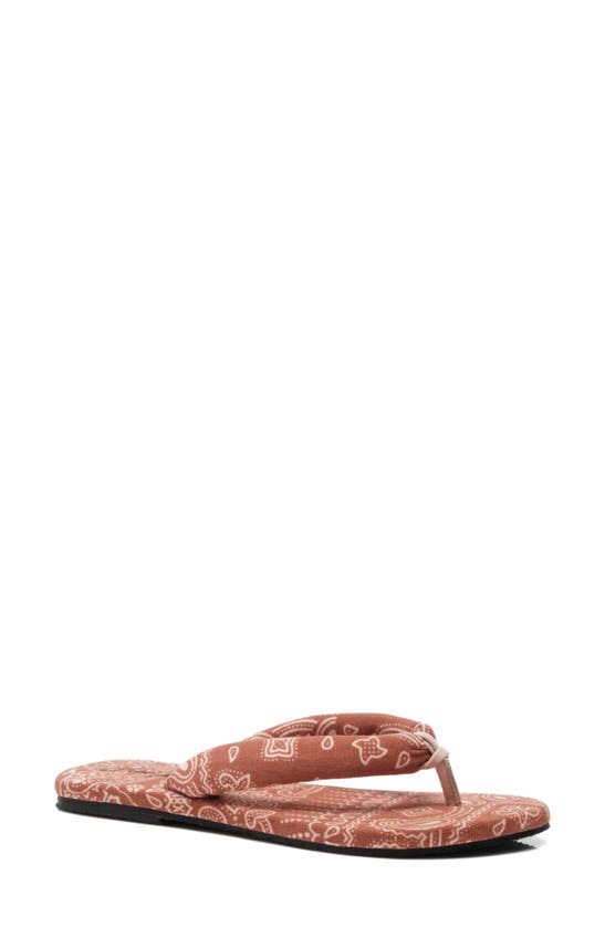 Free People Verdra Flip Flop In Terracotta | ModeSens