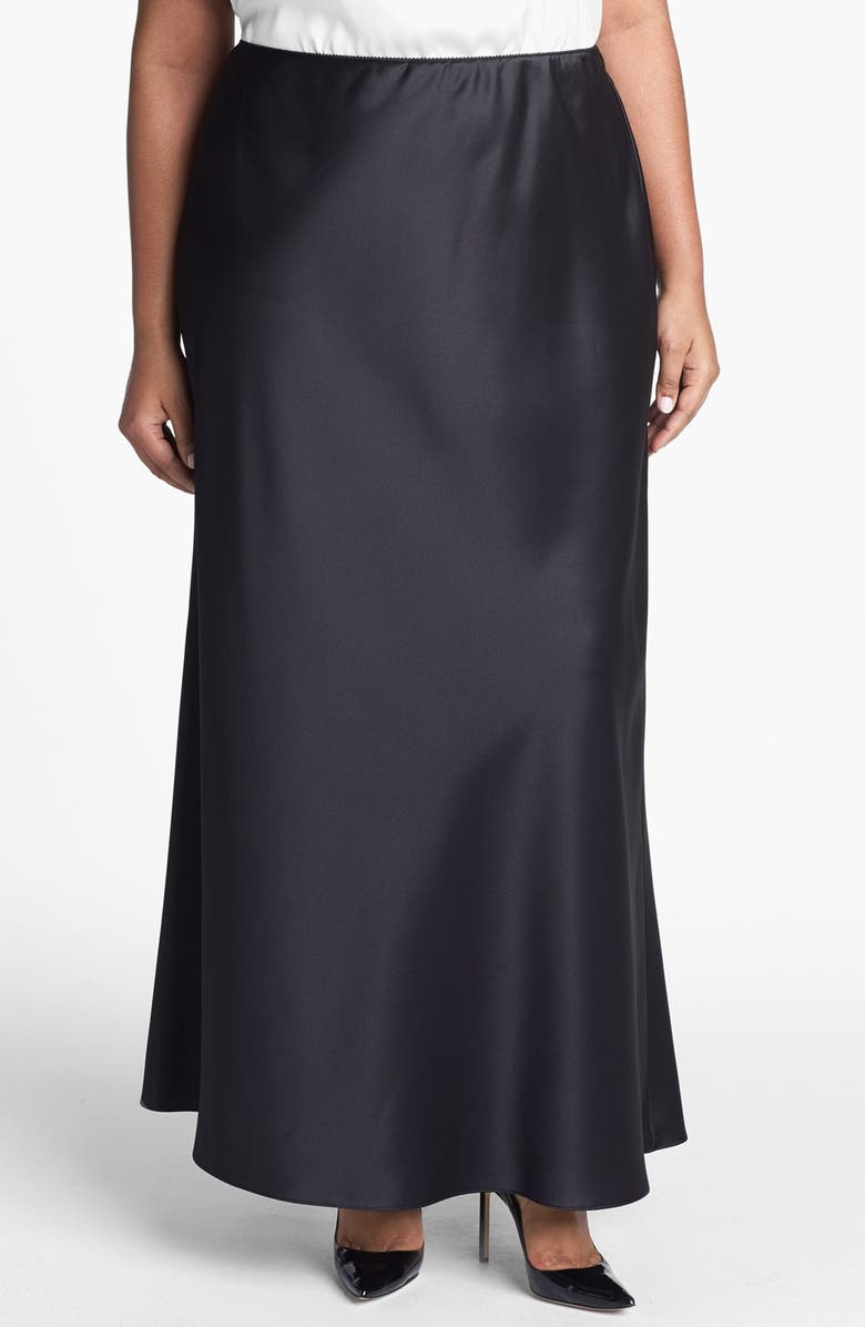 Alex Evenings Satin Skirt Plus Size Nordstrom