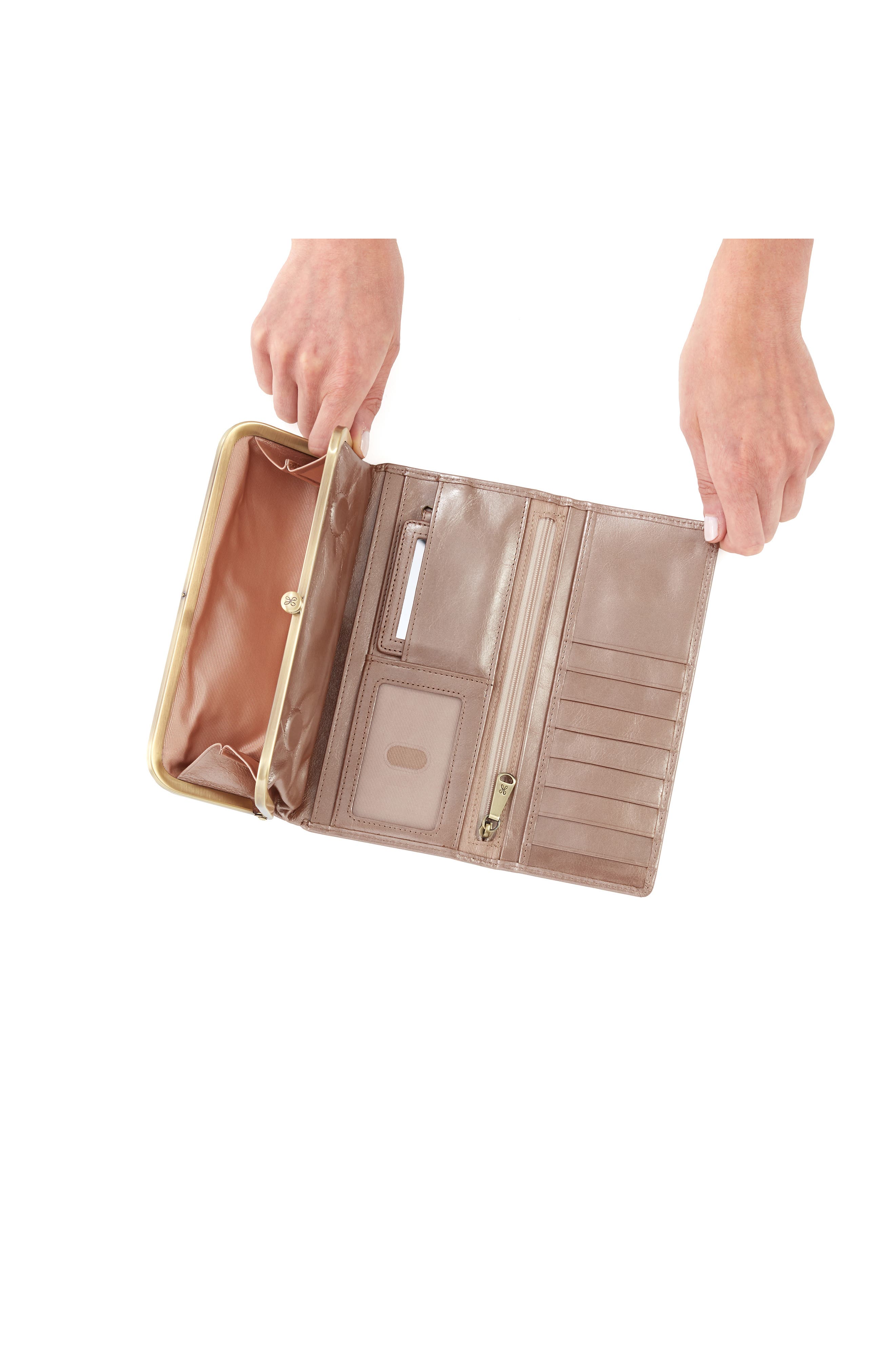 HOBO Rachel Leather Frame Wallet | Nordstromrack