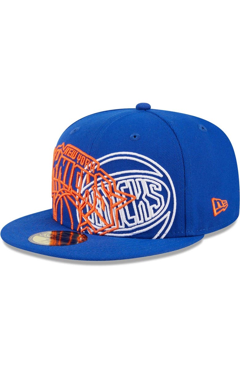 New Era Men's New Era Blue New York Knicks Game Day Hollow Logo Mashup ...
