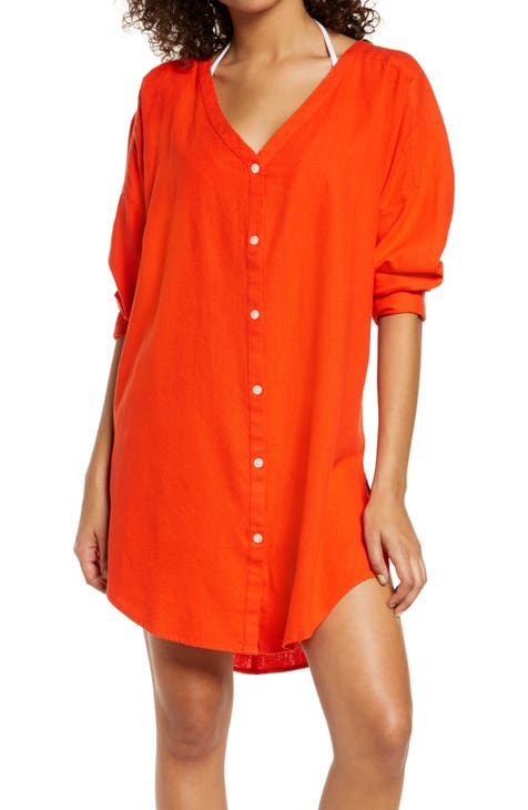 Women's Orange Casual Dresses | Nordstrom