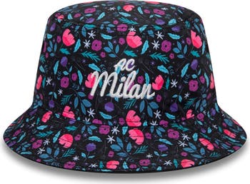New Era Men's New Era Black AC Milan Floral Print Bucket Hat | Nordstrom