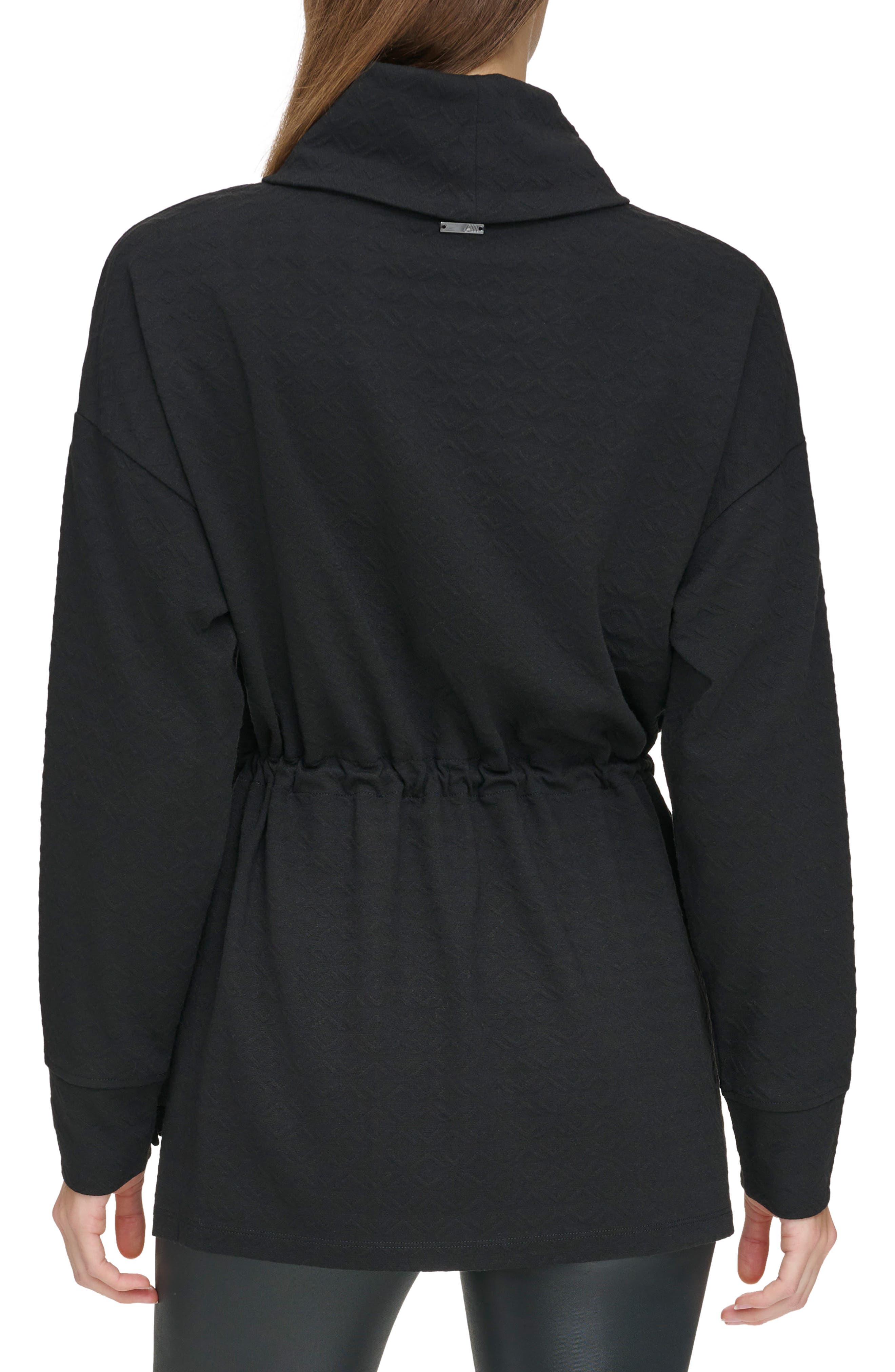 Andrew Marc Sport Textured Cowl Neck Tunic | Nordstromrack
